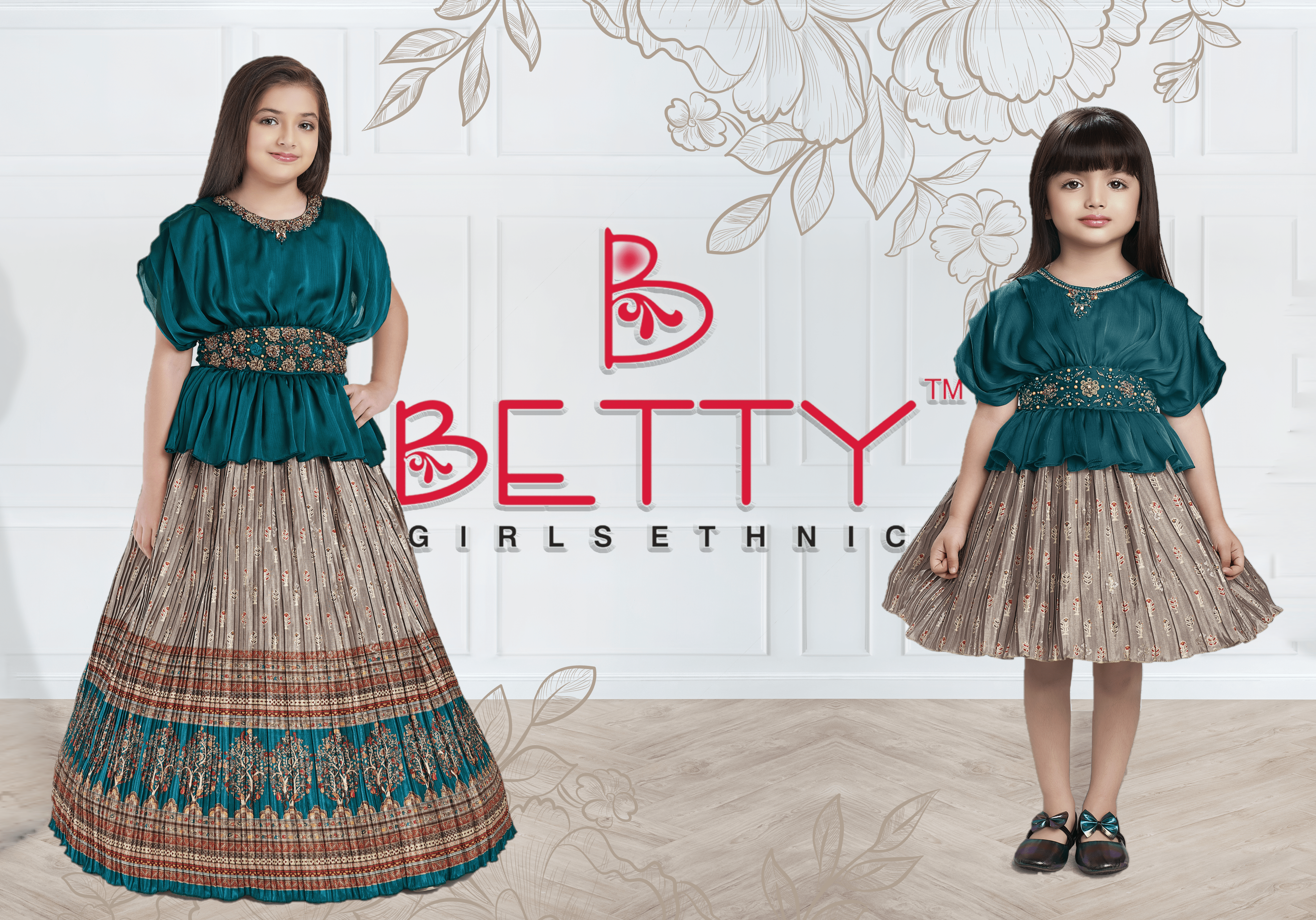 Betty India / Girls Ethnic Wear / Party Wear / Gowns / Frocks – Betty ...